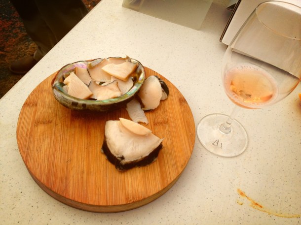 what to drink when an abalone is inhaling your hand | grapefriend